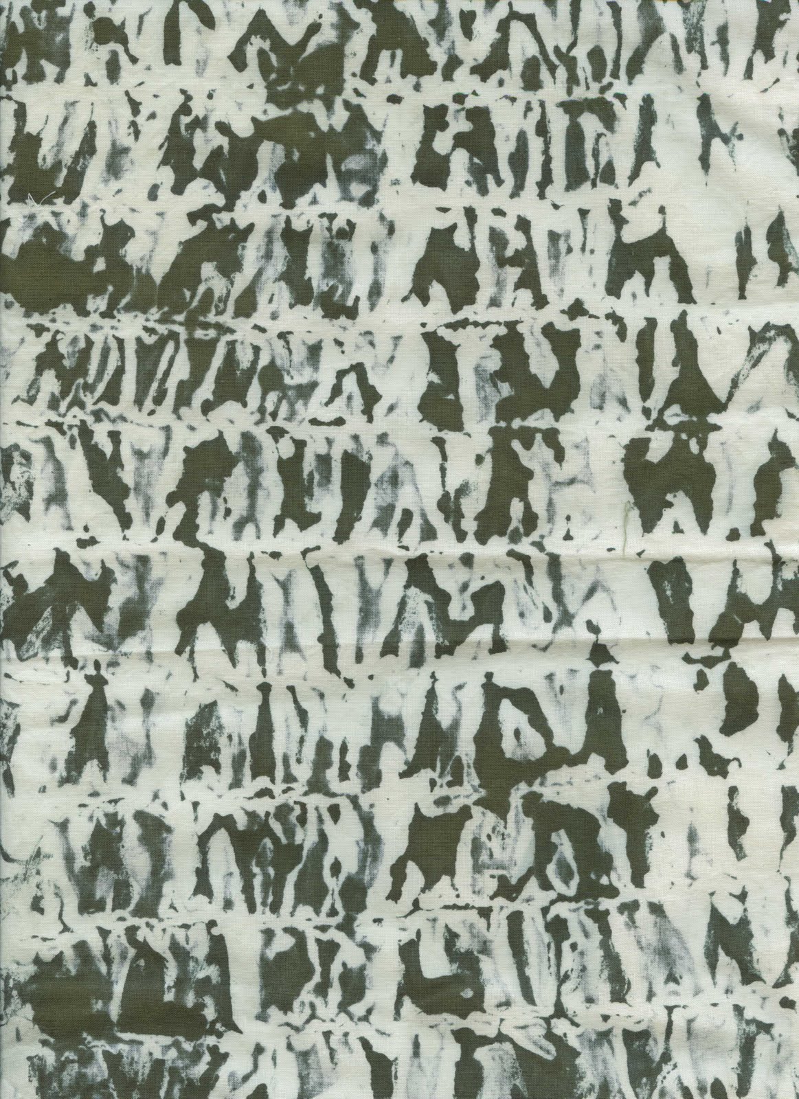 stitchestill: Shibori - Tritik - soda-soaked fabric, zig zag machine ...