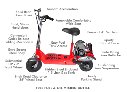Gas Scooters | Gas Powered Scooters | Fast Gas Scooters