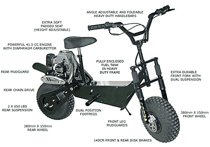 Gas Scooters | Gas Powered Scooters | Fast Gas Scooters