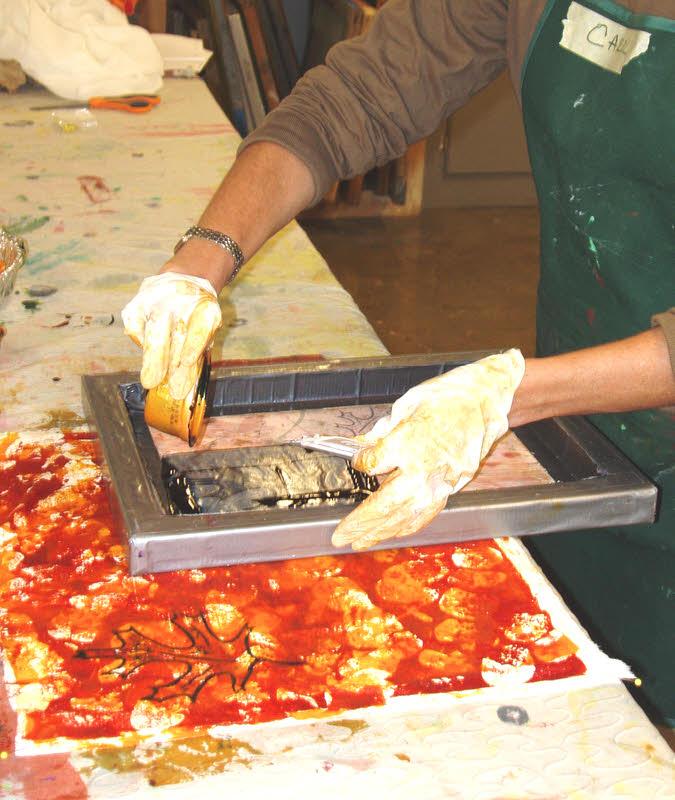 Lisa Kerpoe: Layered Screenprinting