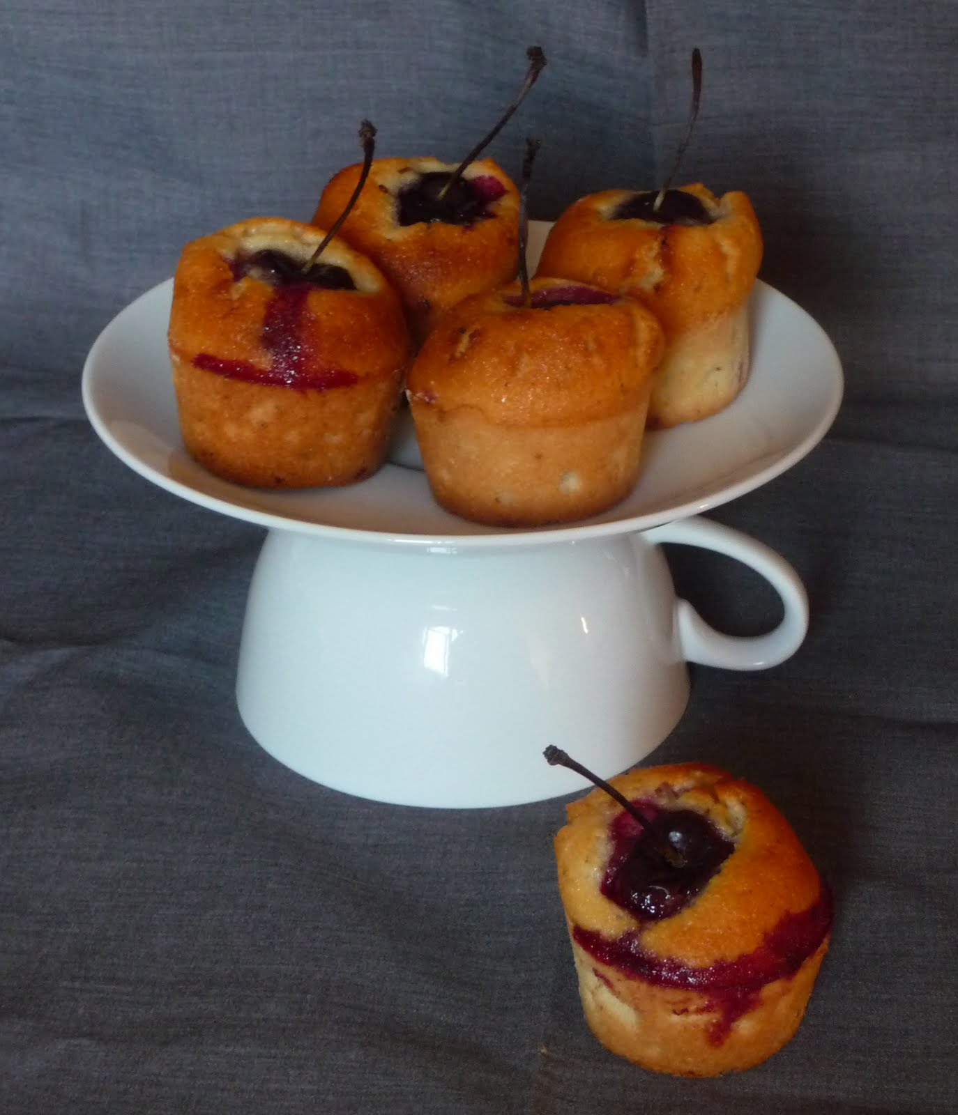 SiliconeMoulds.com Blog: Almond Cherry Financiers - Sheer Heaven in a Cake