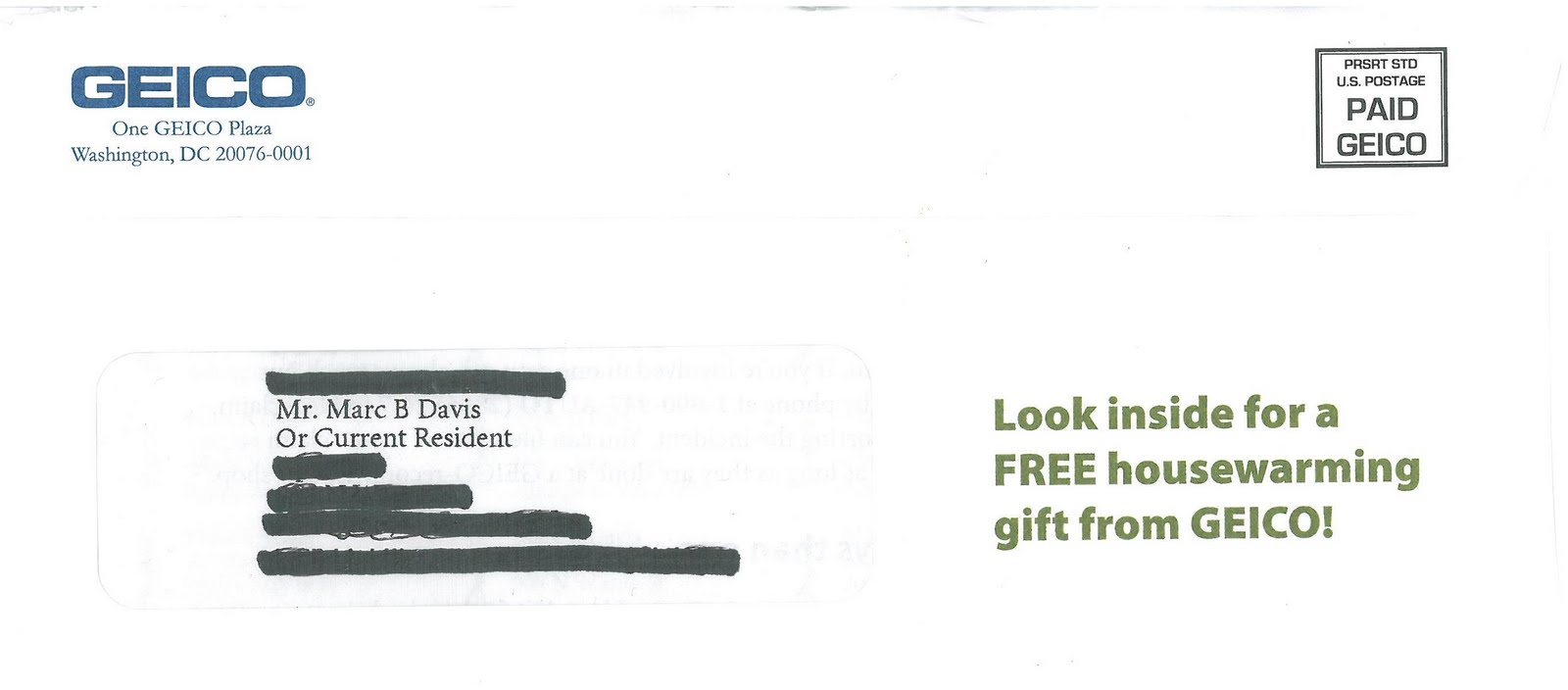 Mail That Fails: Geico: Only a 15 minute list update could save Geico ...