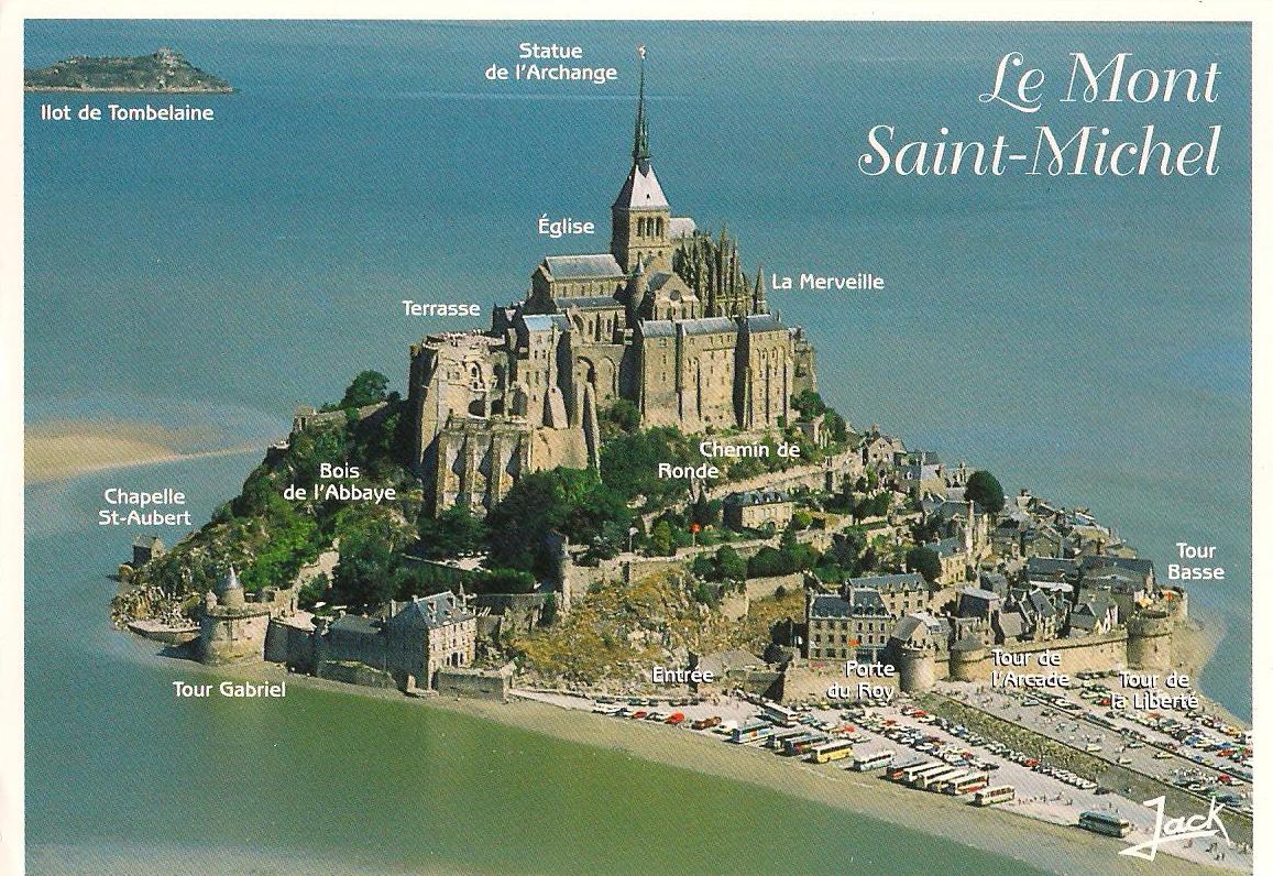 MY UNESCO WHS POSTCARDS COLLECTION: FRANCE - Mont-Saint-Michel and its Bay