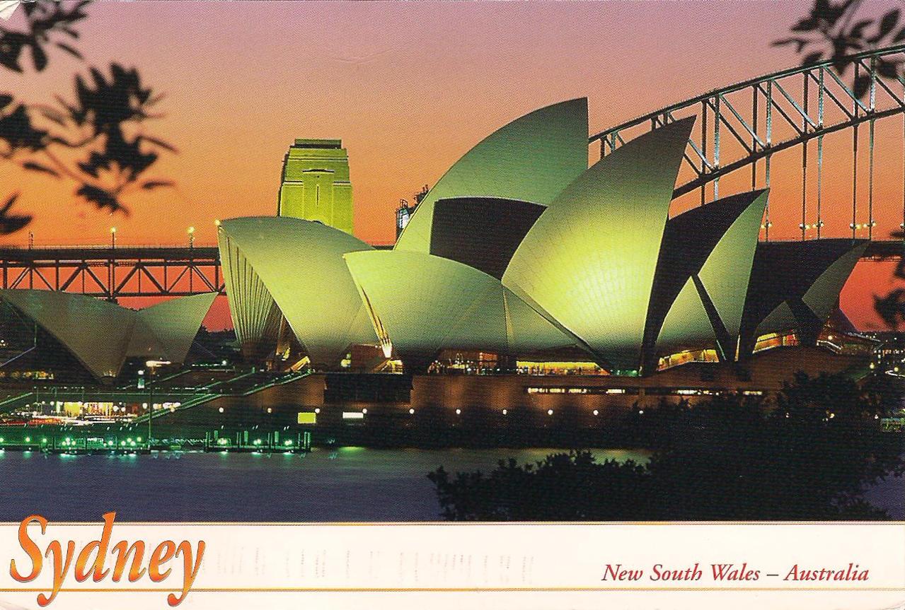 MY UNESCO WHS POSTCARDS COLLECTION: AUSTRALIA - Sydney Opera House