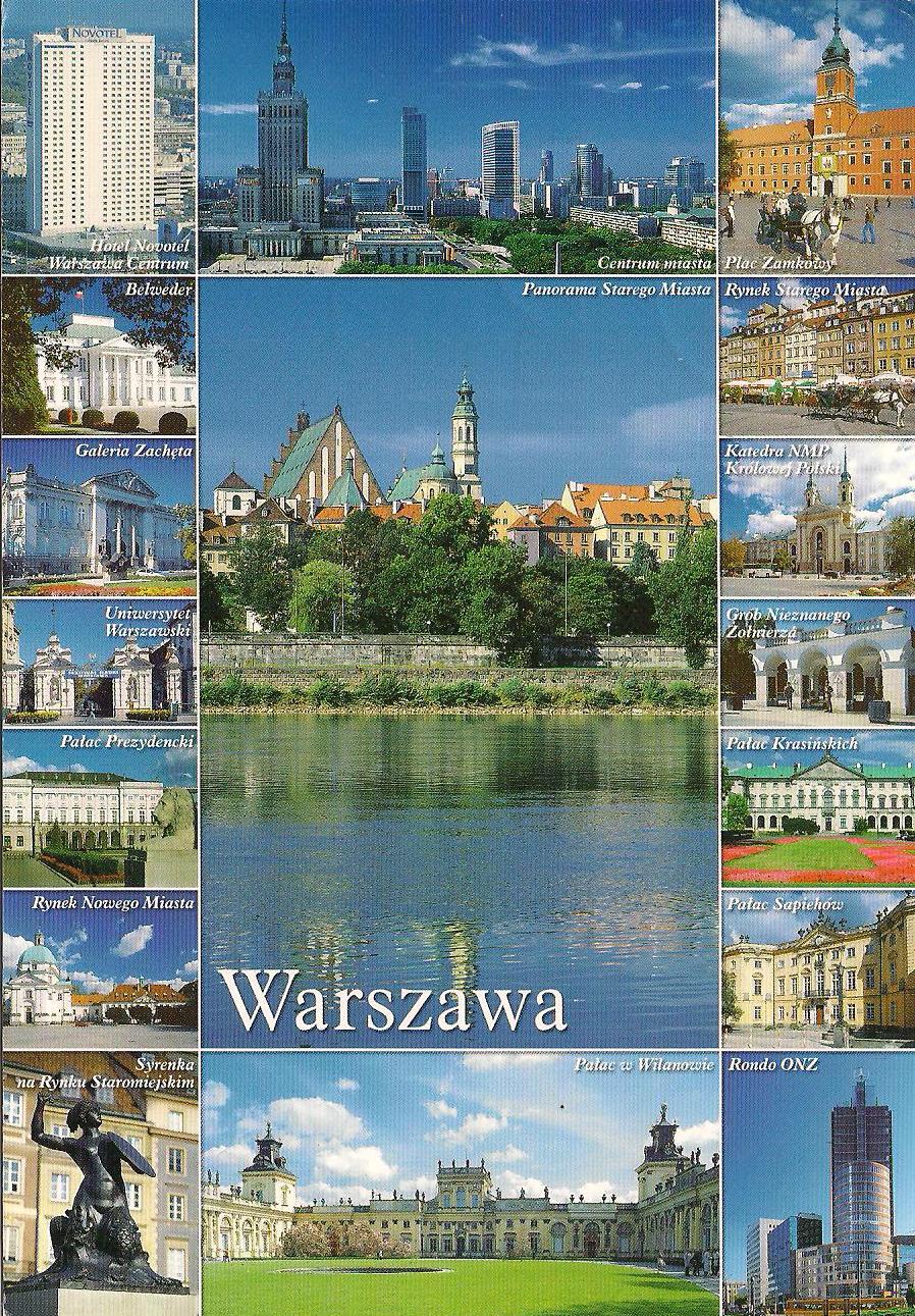 MY UNESCO WHS POSTCARDS COLLECTION: POLAND - Historic Centre of Warsaw