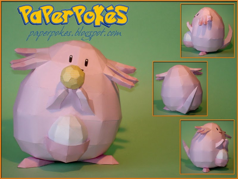 PaperPokés - Pokémon Papercraft: CHANSEY