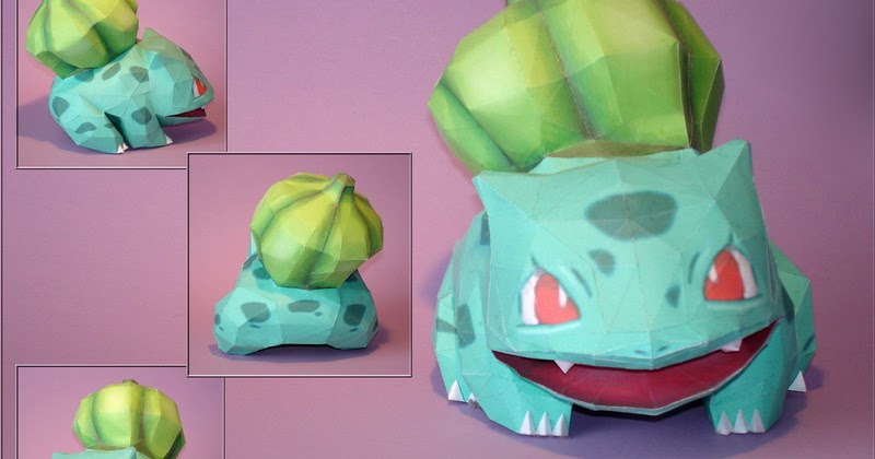 PaperPokés - Pokémon Papercraft: BULBASAUR
