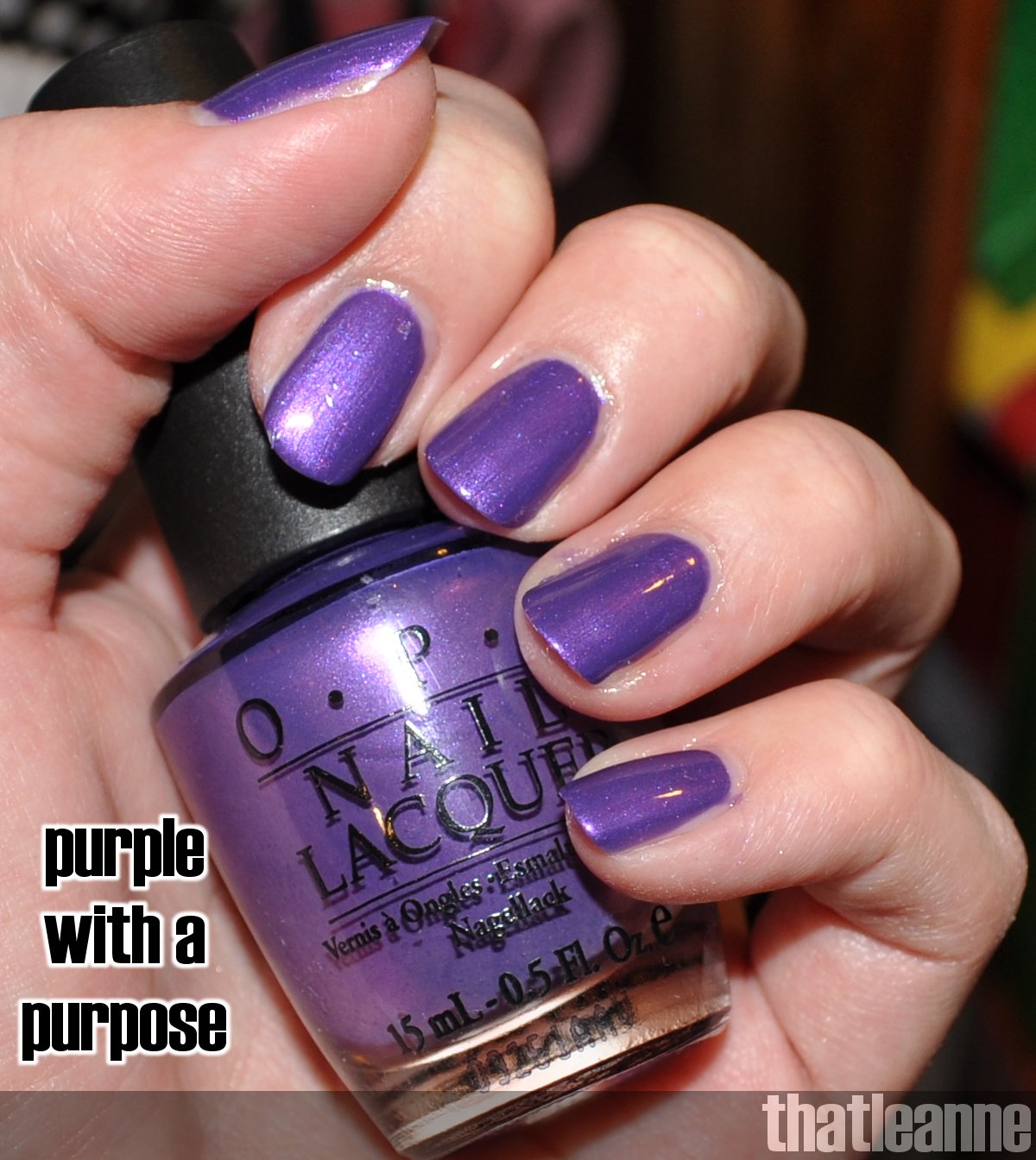 Opi Purple With A Purpose