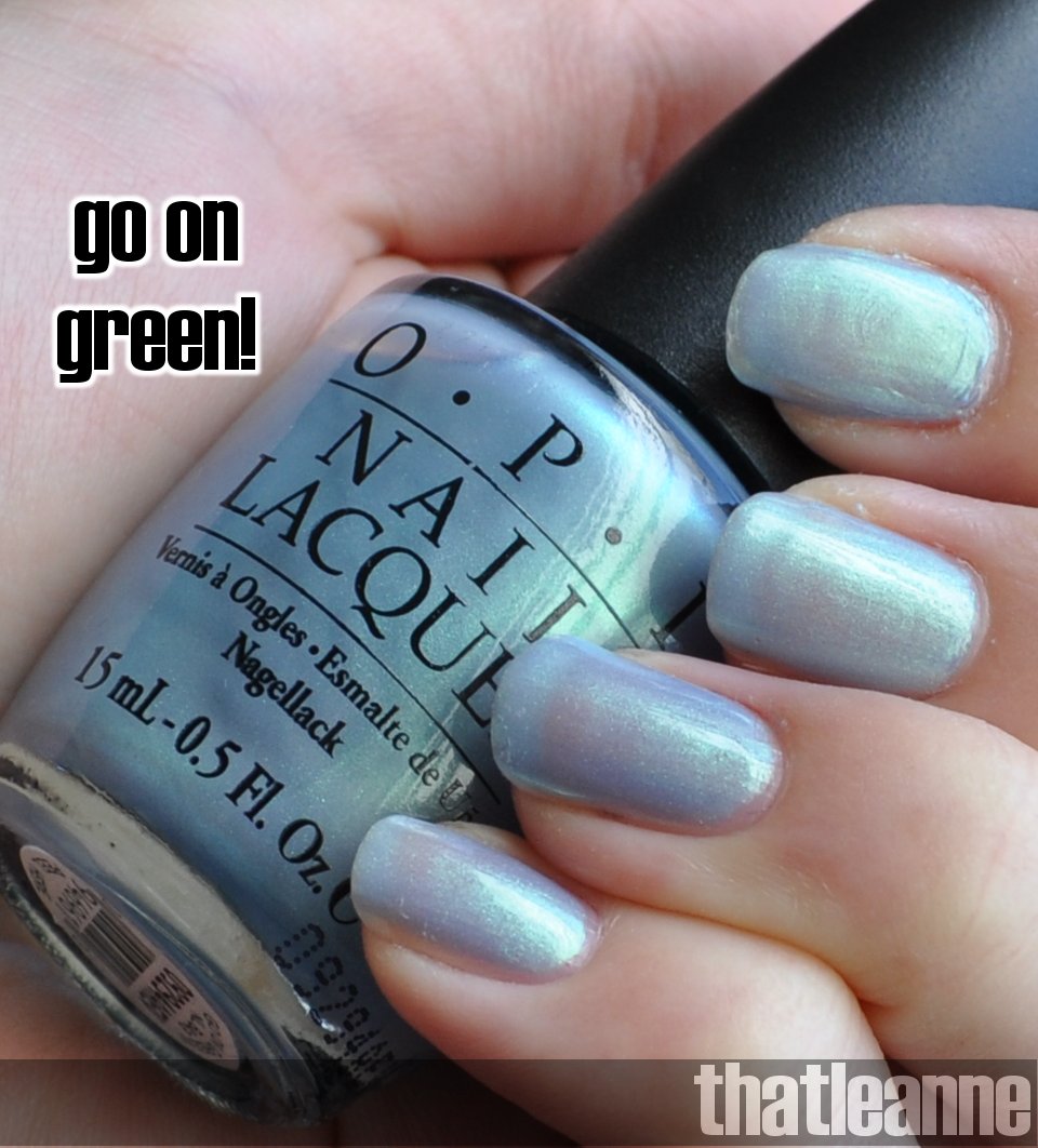 thatleanne: OPI Go On Green!
