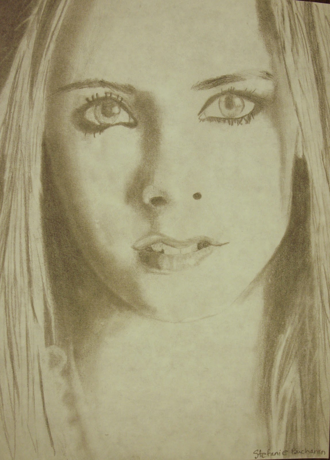 art @ the heart: Grade 9-10 Faces Drawings