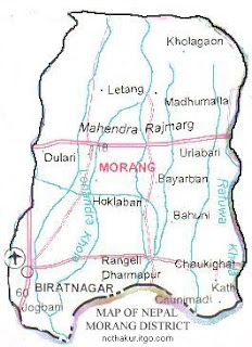 CYBER LETANG( साईबर लेटाङ): Morang:::::: MAP