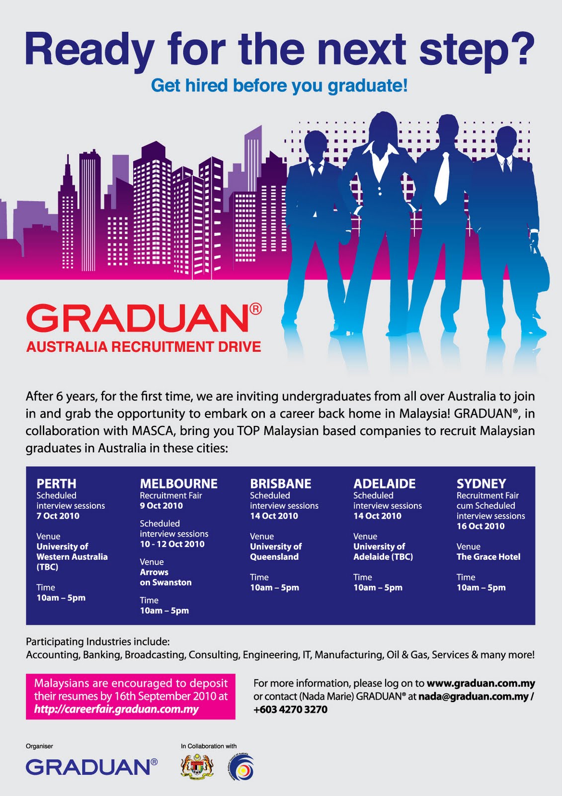 GRADUAN: GRADUAN IS COMING TO GET YOU AUSTRALIA
