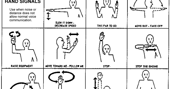 SueRaypole.com: HAND SIGNALS