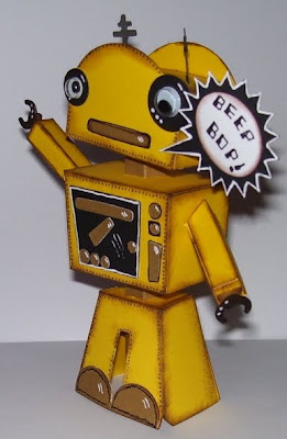 Susan Bluerobot: BEEP BOP! Robot speaks