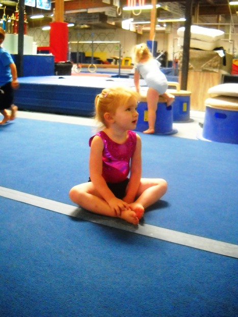 Bubbles and Blossoms: The McGaugh Family Blog: Gymnastics and OB Visit