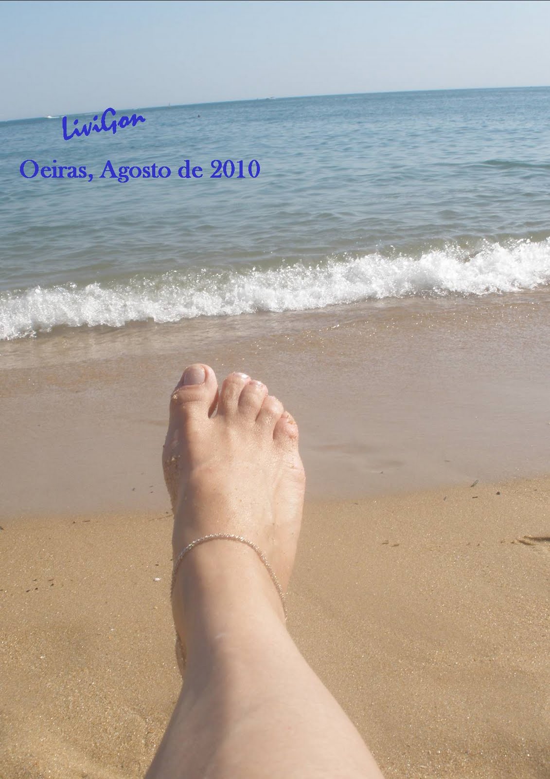 Ponha Aqui o Seu Pezinho: Pés na Praia