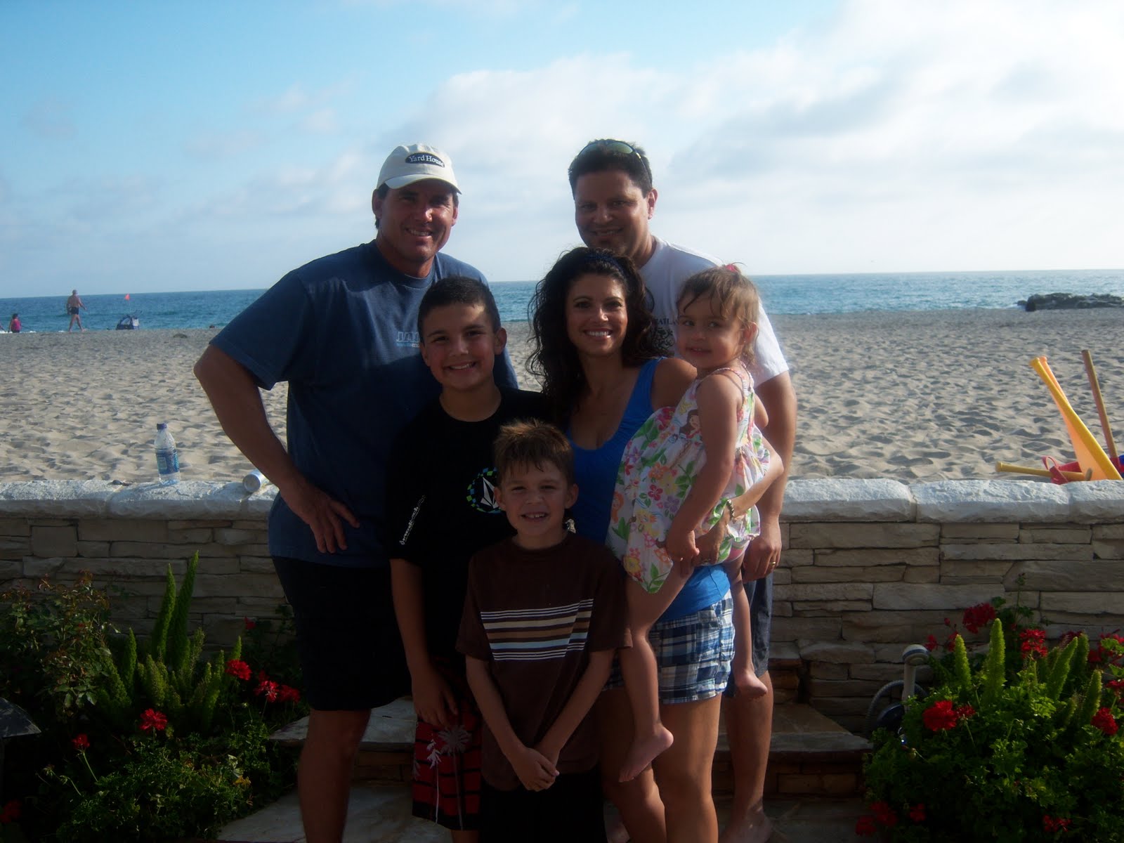 The Meneses Family: Beach Day with Tim Salmon