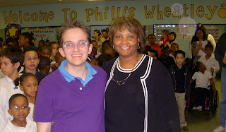 Artist Jeff Hanson: Jeff Gifts Phillis Wheatley Elementary School