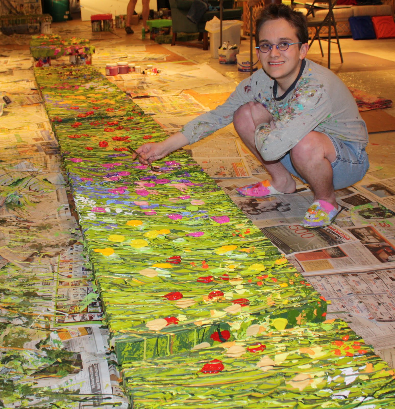 Artist Jeff Hanson: Jeff Donates to Iowa Hospital