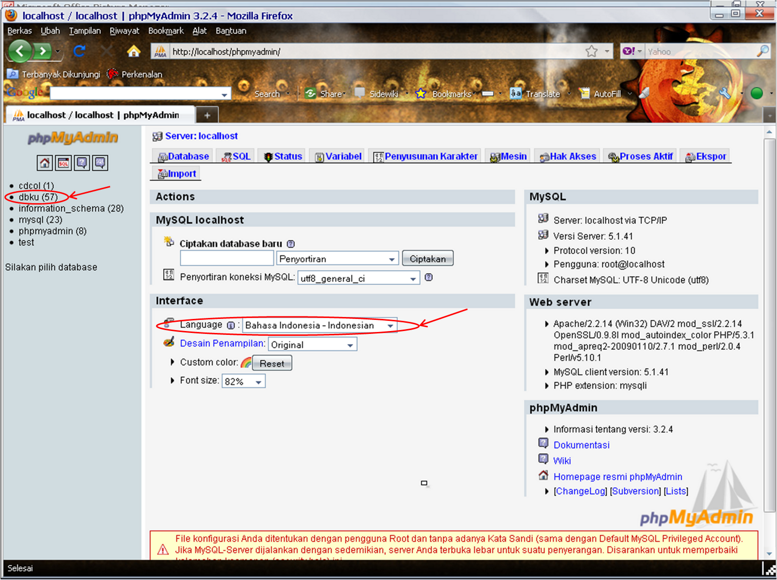 WEBSITE UDIK - Cara Mengaktifkan phpMyAdmin pada XAMPP di windows