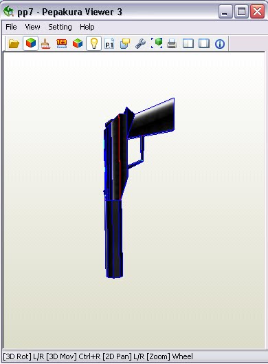 EpsilonWolf Papercraft: Silenced PP7 Preview