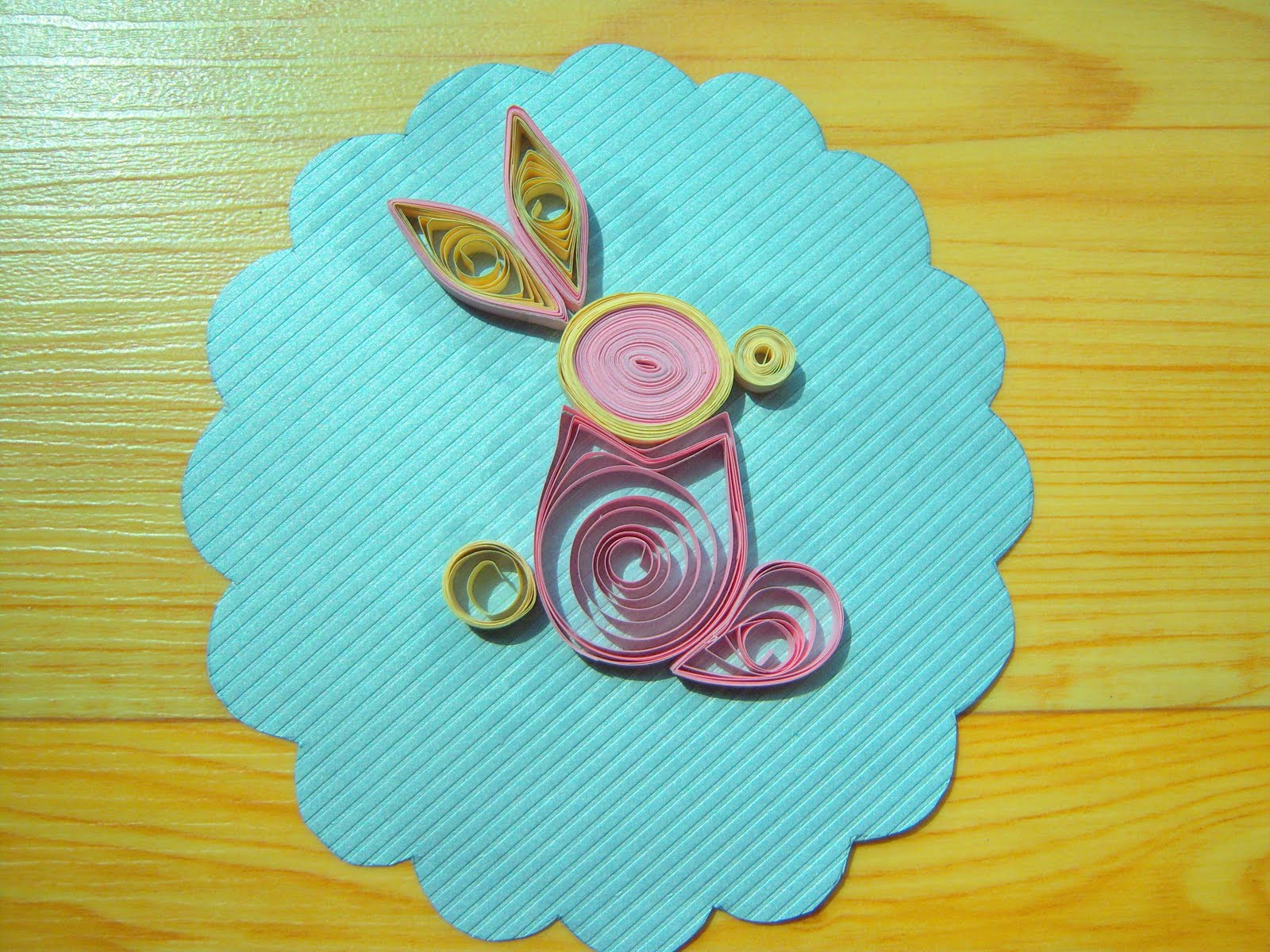Namrata's Sketches & Art: Rabbit with Quilling