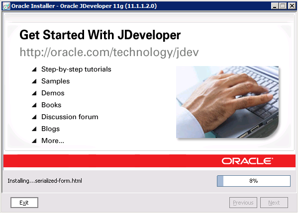 One Size Doesn T Fit All Installing Jdeveloper 11g V11 1 1 2 0 Under Windows