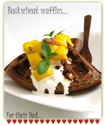 YEASTED BUCKWHEAT WAFFLES...HAPPY FATHER's DAY!! - Passionate About Baking