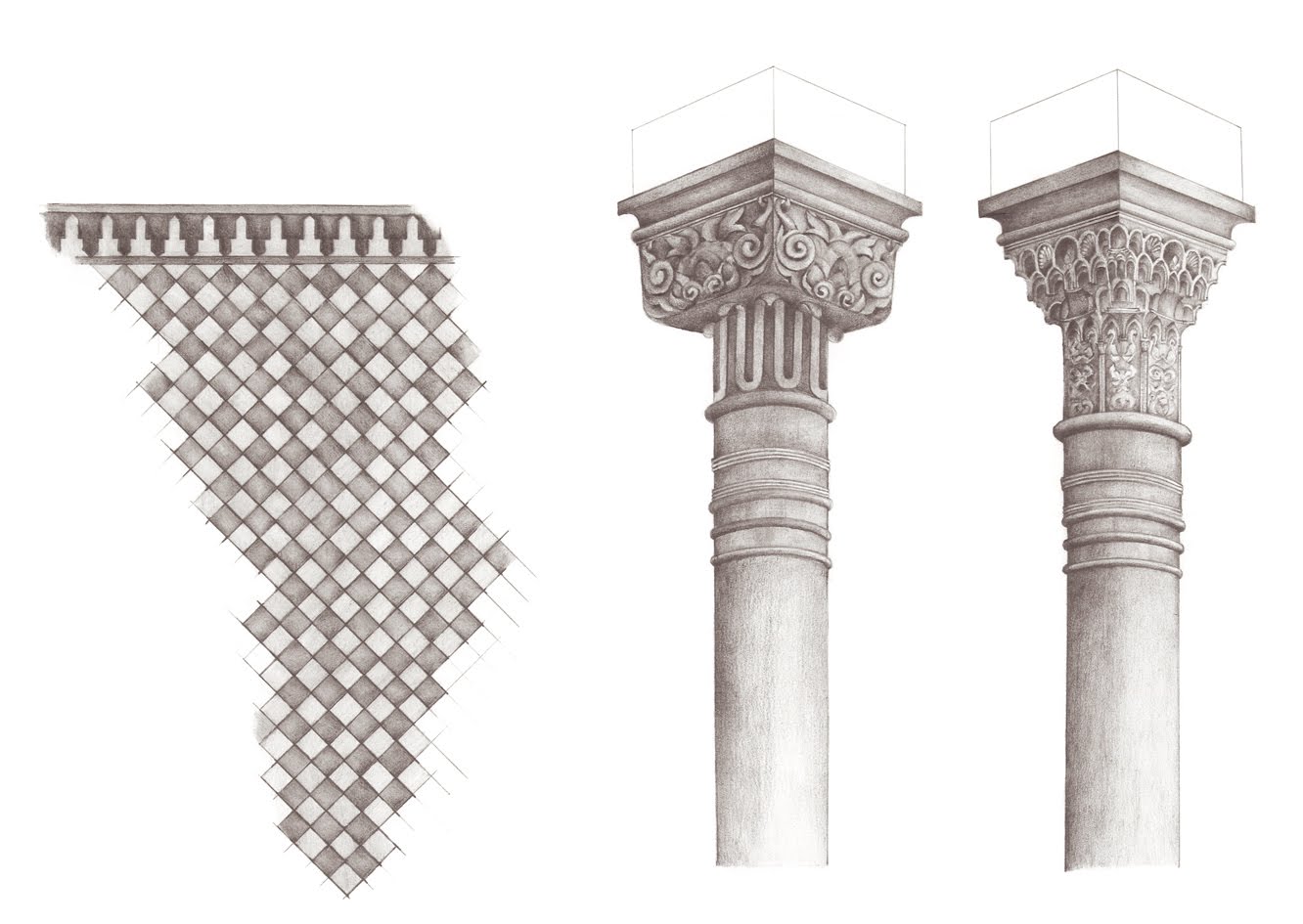 espacio alhambra: Dibujando la Alhambra