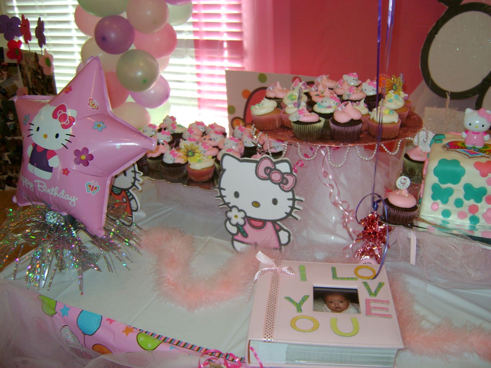 Cute and Sassy Designs by Bonnie: Pink and White Hello Kitty Cupcake Stand