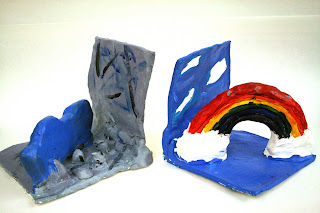 Monument Valley Regional Middle School Art Class: Clay Bookends with a ...