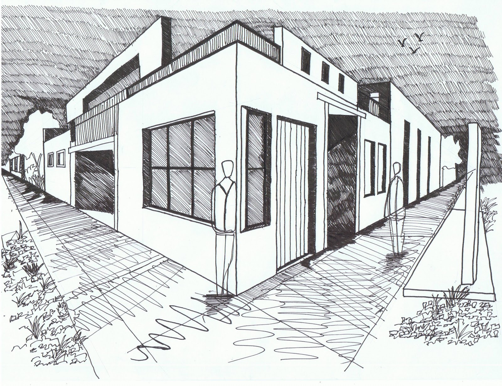 underclass catalyst: SJ18-Perspectives Sketch(In & Ex)