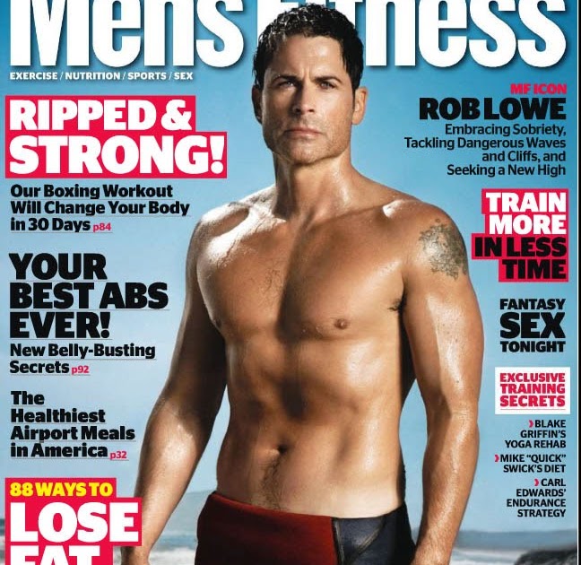 kenneth in the (212): Rob Lowe Heats Up Men's Fitness