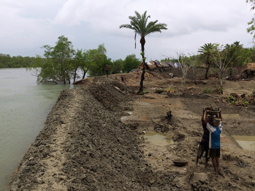 Llamaradas en la noche: Desaparecida New Moore Island en el Golfo de ...