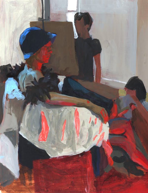 Craig Bowers Illustration: Life painting