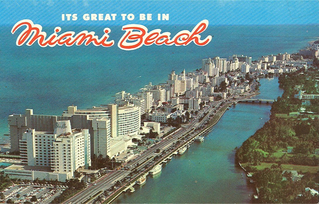 Vintage Travel Postcards: Miami Beach, Florida