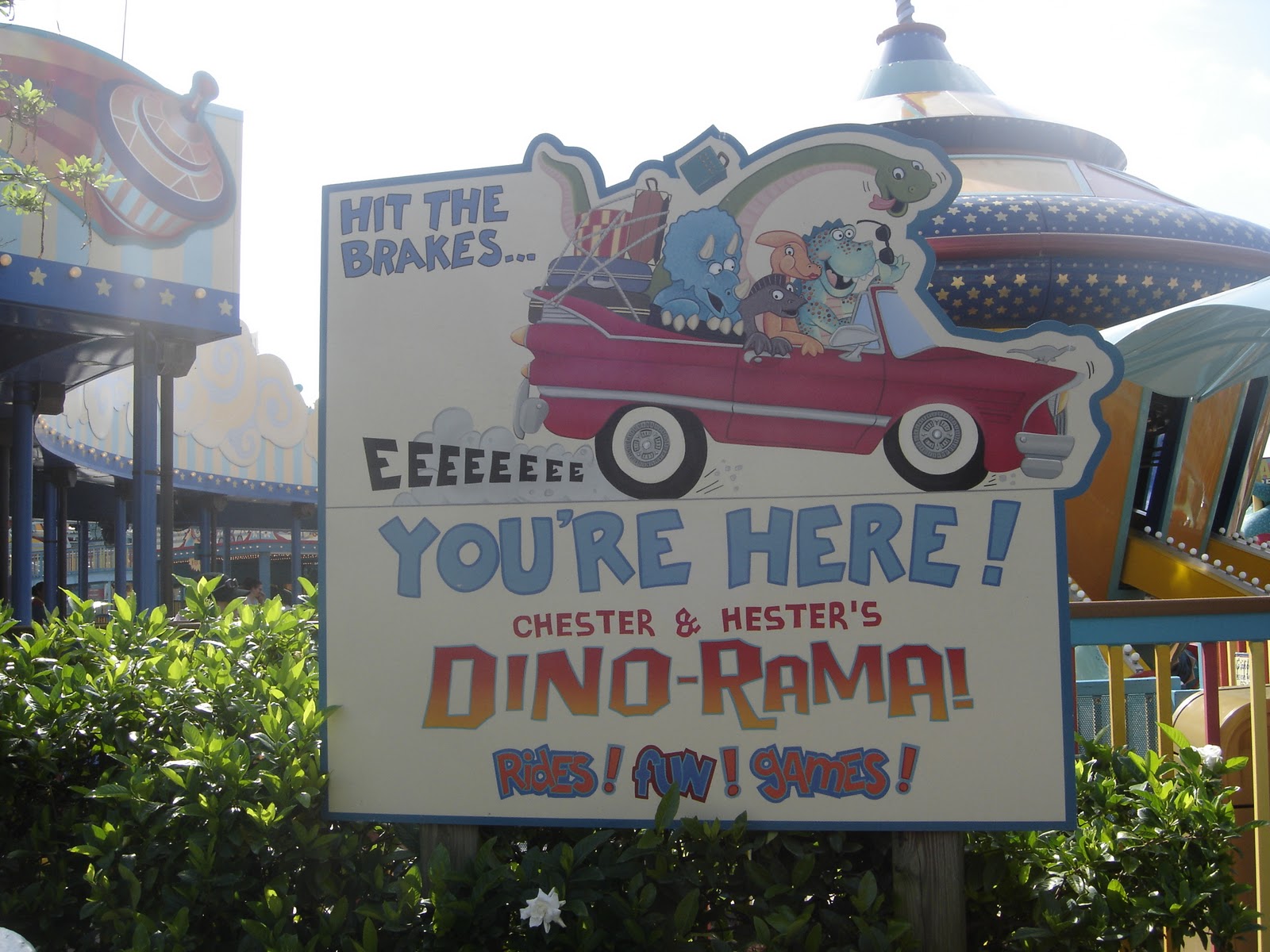 Disney Vacation Kingdom: Dinoland Signs