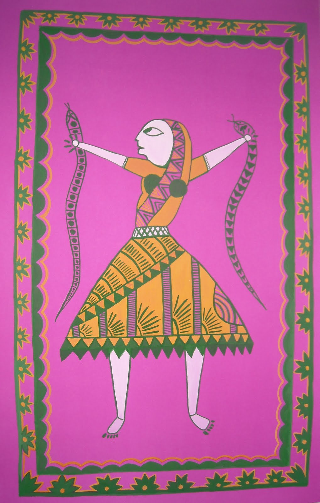 pritima vats: Traditional Manjusha Painting