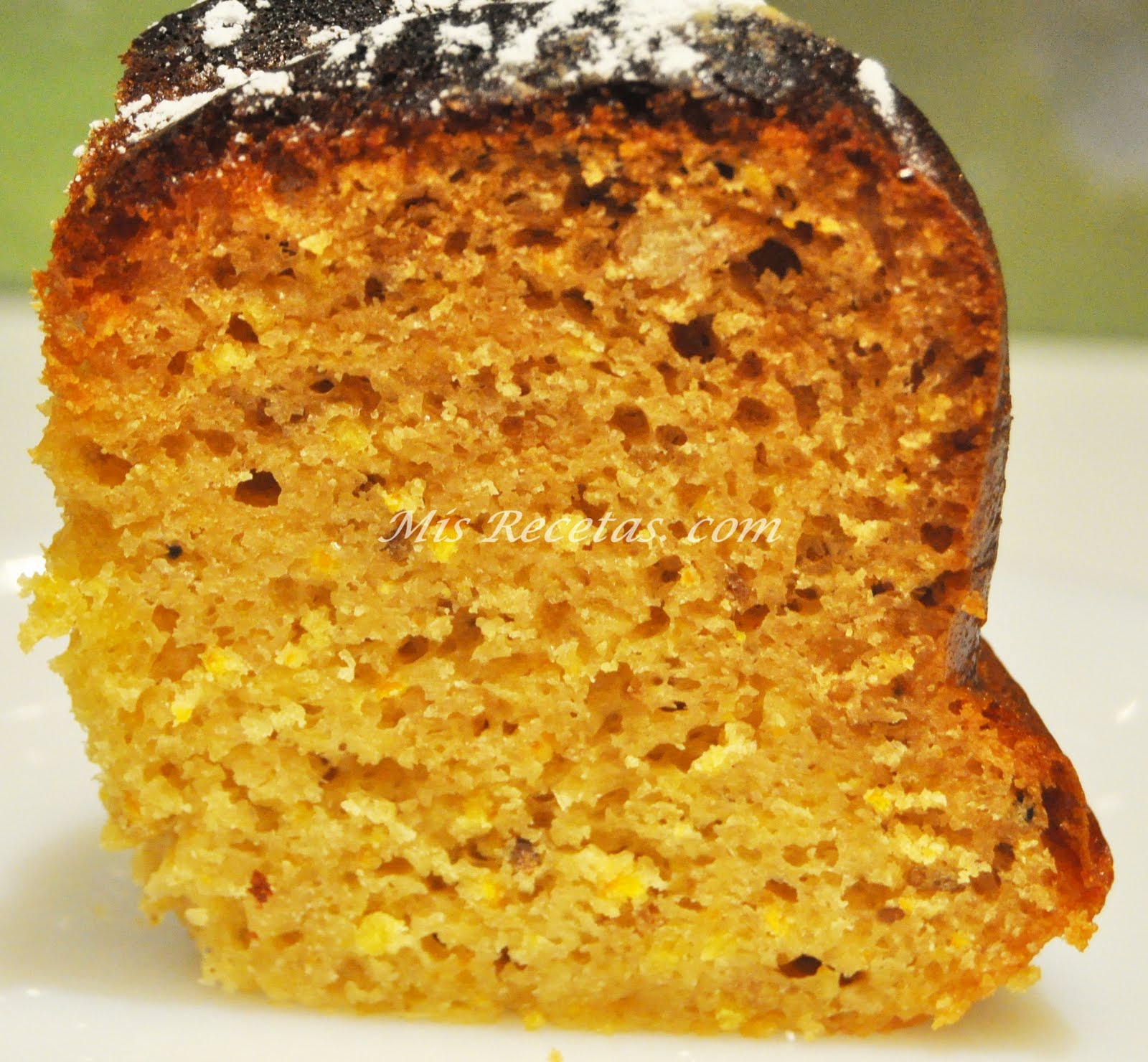 MIS RECETAS. COM: Bizcocho de yogur y anis, con miel