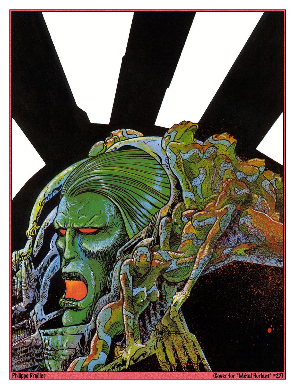 Castle Dragonscar: 1970s Fantasy Art: Philippe Druillet