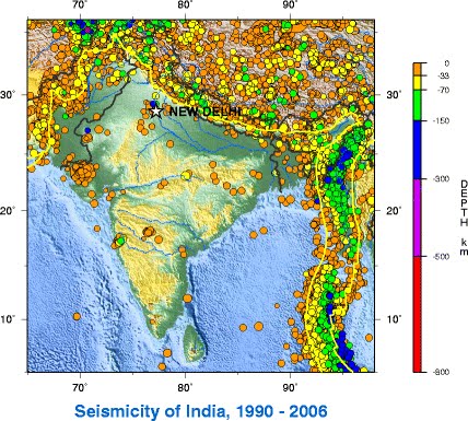 Seismic Map India