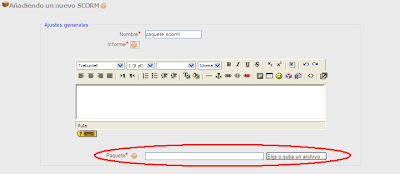 Recursos de Moodle: Módulo SCORM