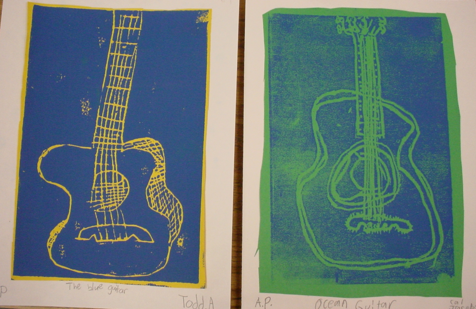 Mrs. Knight's Smartest Artists: Musical Instrument Prints