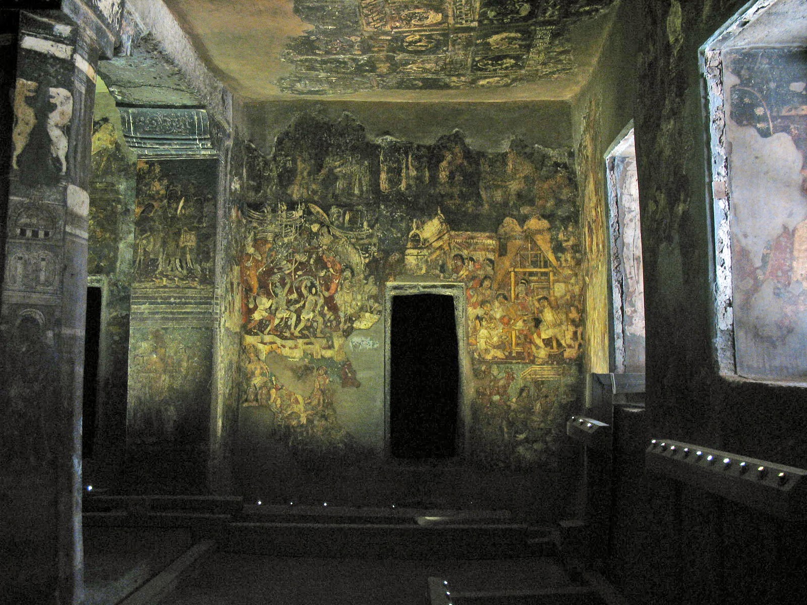 Stock Pictures: Ajanta Temple Paintings and Murals from Cave 2