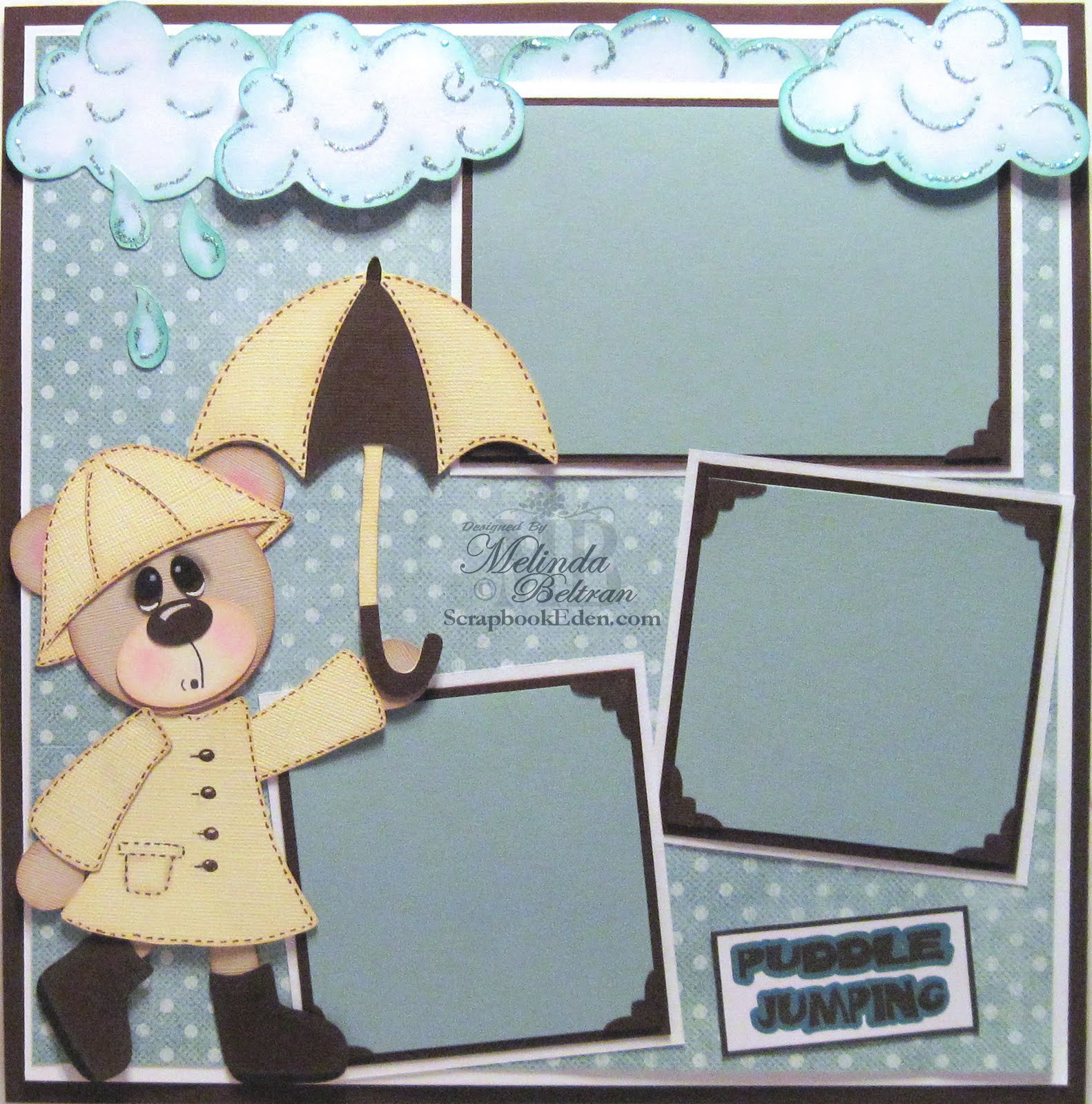 CraftyMelinda.com: Puddle Jumping Layout