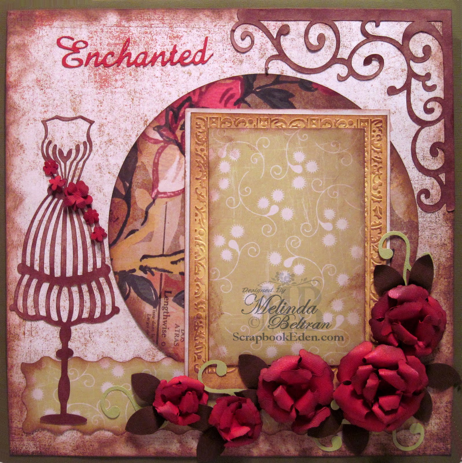 My Paper Crafting.com: Enchanted Layout, Free Cutting File(s)!