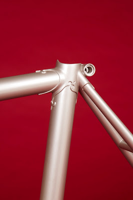 feather cycles: sarah's 650c fixed gear frame