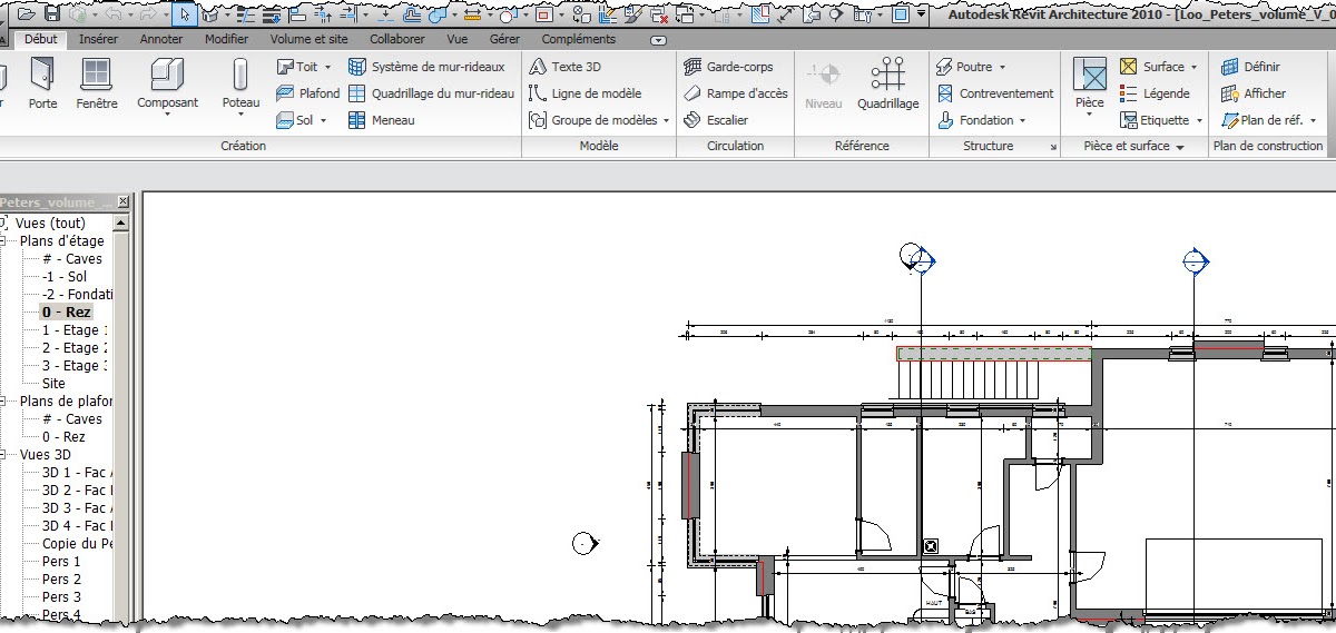 Revit au quotidien: Revit 2010 ... Interface 2009