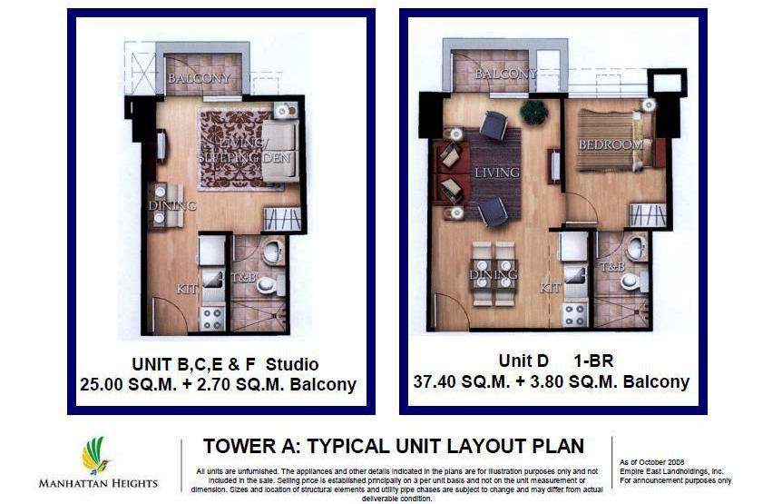 The Manhattan Garden City: UNIT LAYOUT