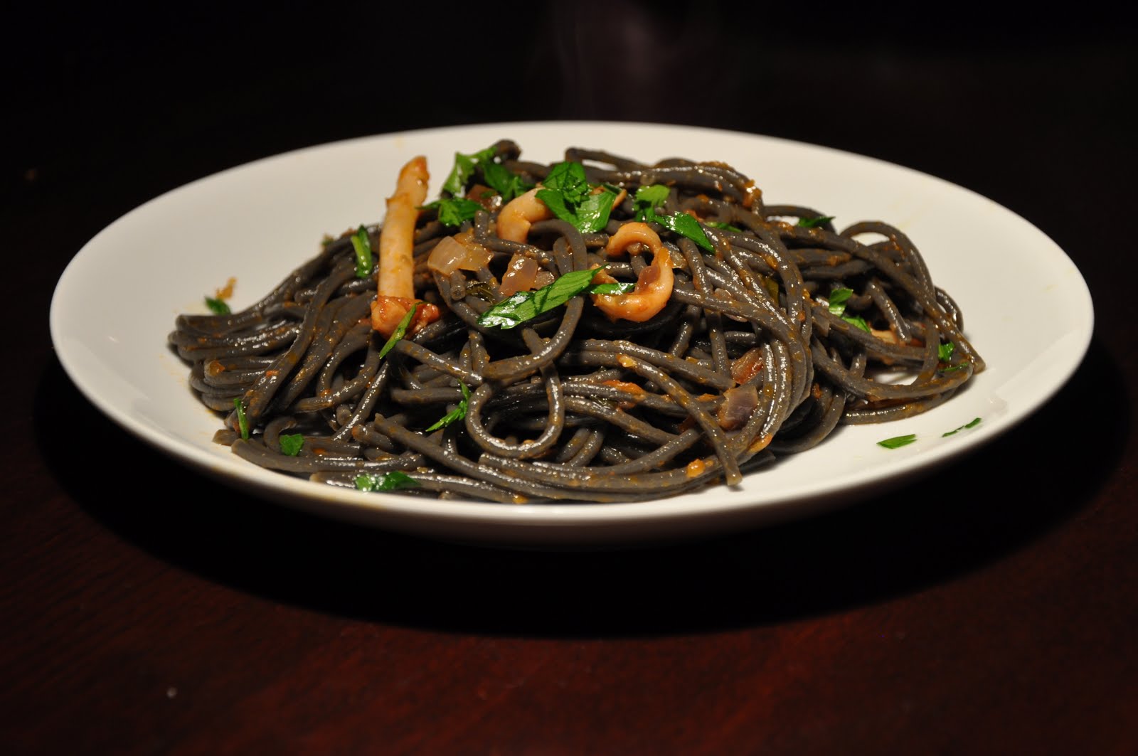 Slice of Rice: Squid Ink Pasta with Seppia (aka Cuttlefish)